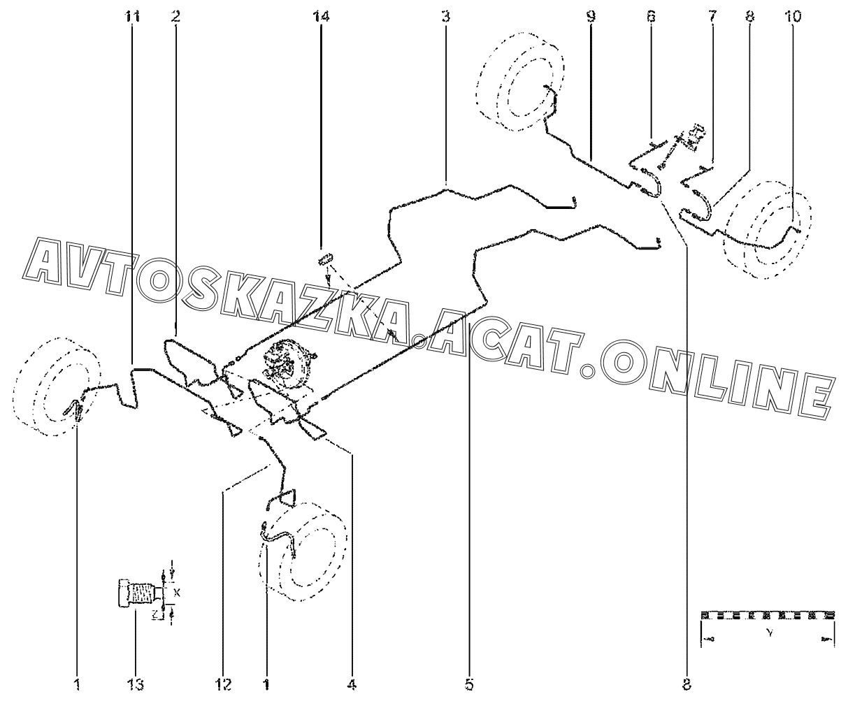 Шланги, трубки тормозные ВАЗ Largus купить в Калуге, цена, - интернет ...