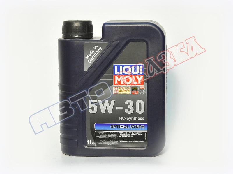 Масло LIQUI MOLY Optimal HT Synth 5W30 А3/В4,SN/CF (синт) 1л мотор ...